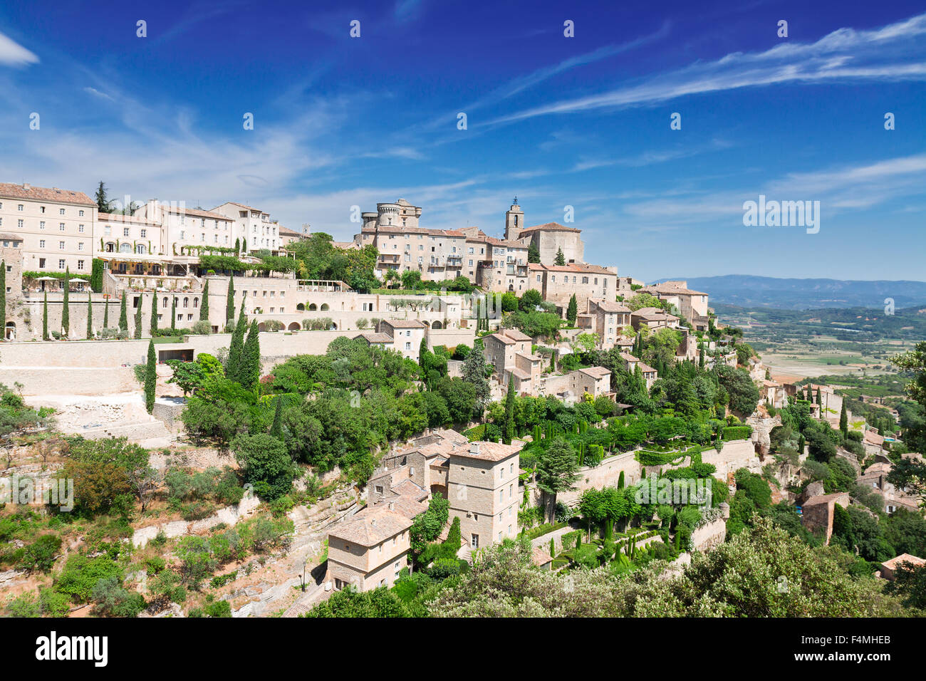 Old castle medieval village gordes hi-res stock photography and images ...