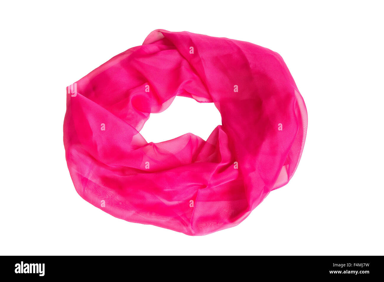 Red shawl on the white background Stock Photo - Alamy