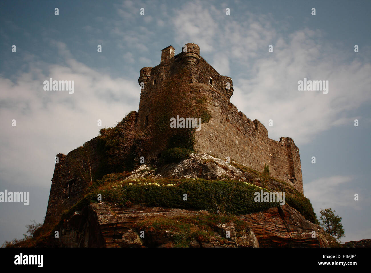 Castle Tioram is situated on the rocky tidal island Eilean Tioram (The ...