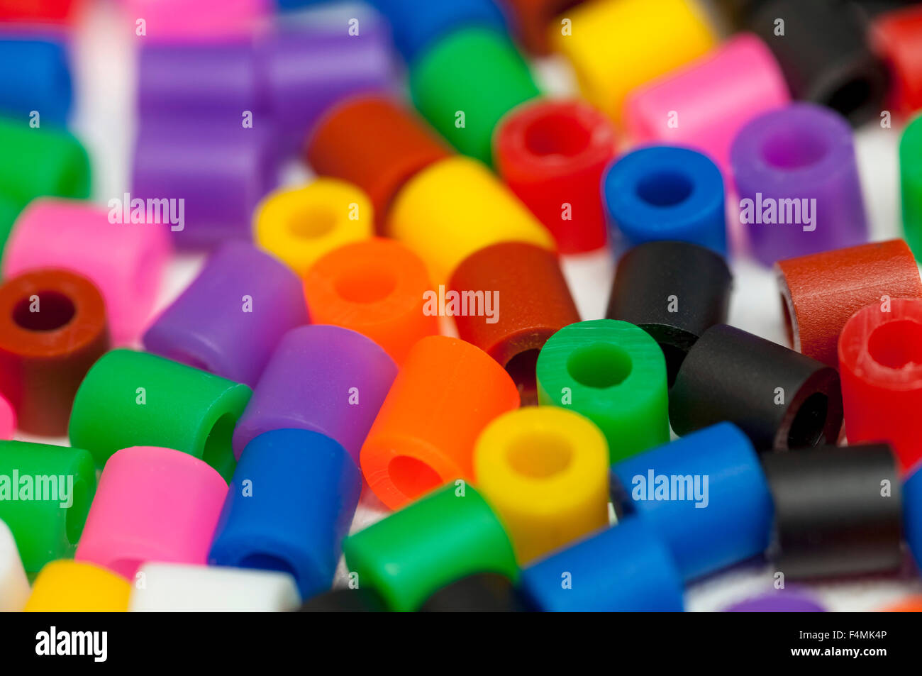 plastic beads colors Stock Photo - Alamy