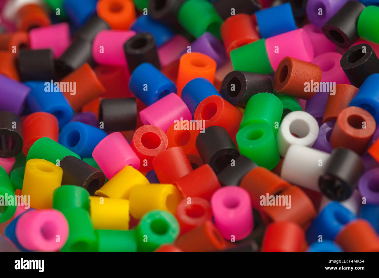 plastic beads colors Stock Photo - Alamy