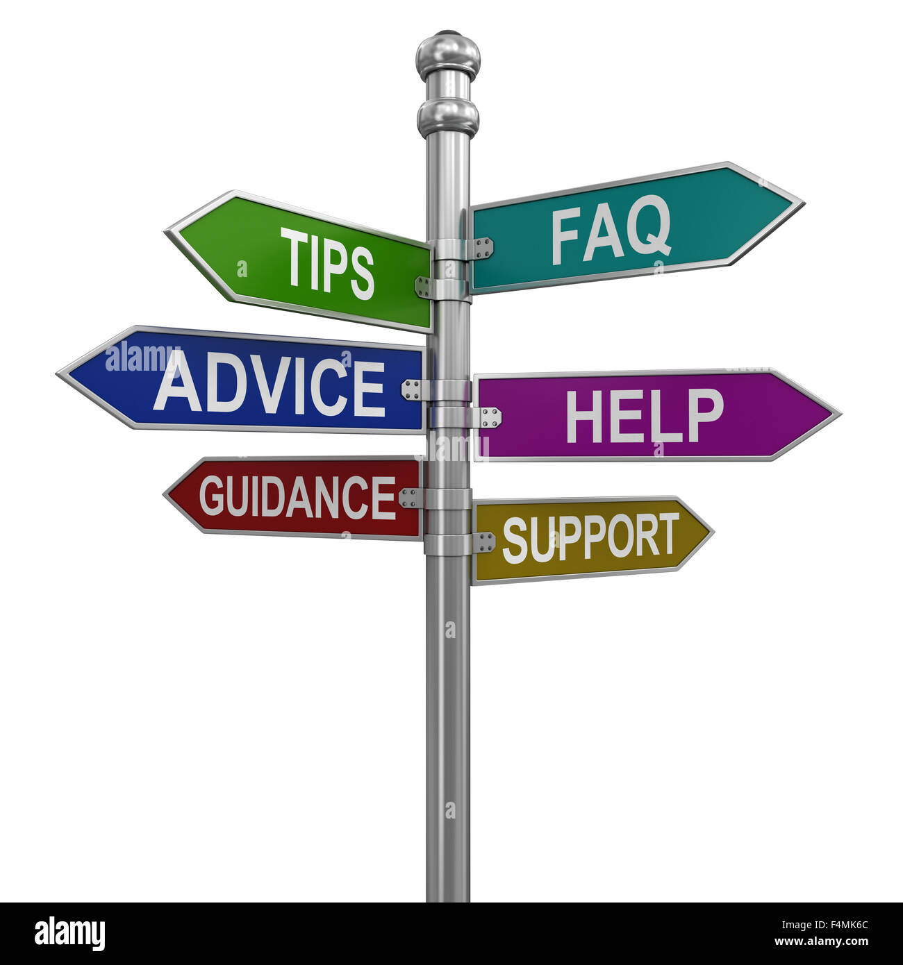 Sign Directions. Image with clipping path Stock Photo - Alamy