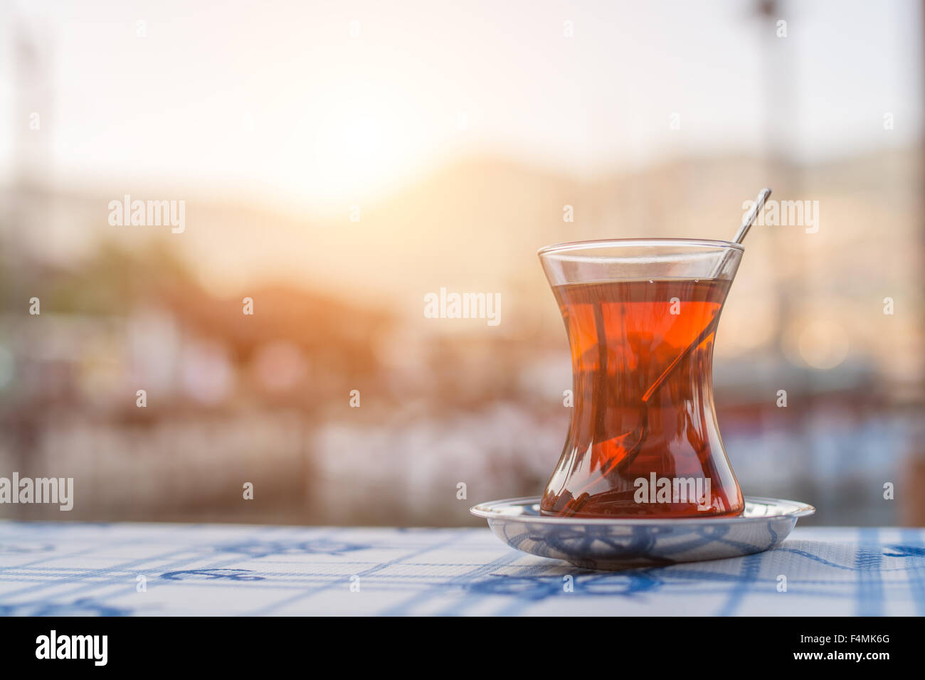 traditional Turkish tea Stock Photo - Alamy