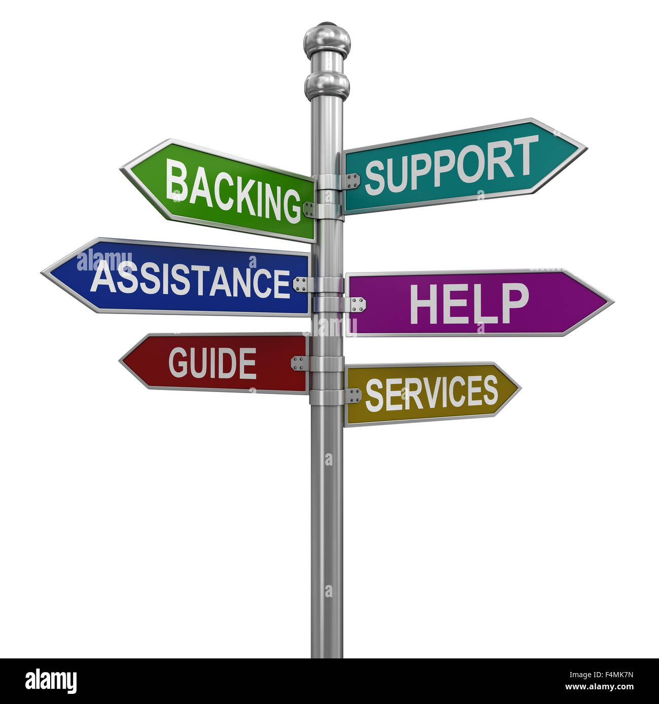 Sign Directions. Image with clipping path Stock Photo - Alamy