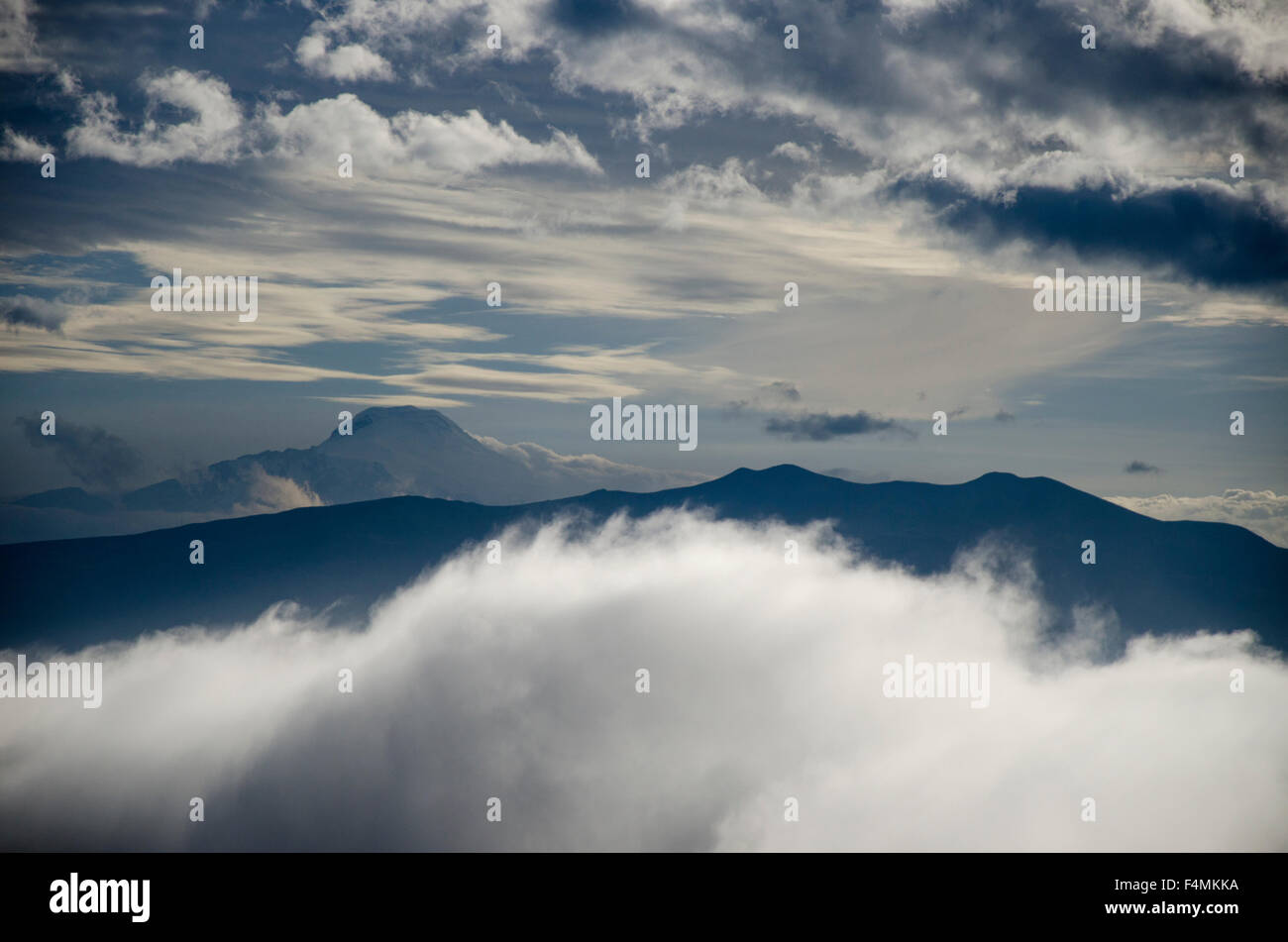 Cayambe at Daybreak Stock Photo - Alamy