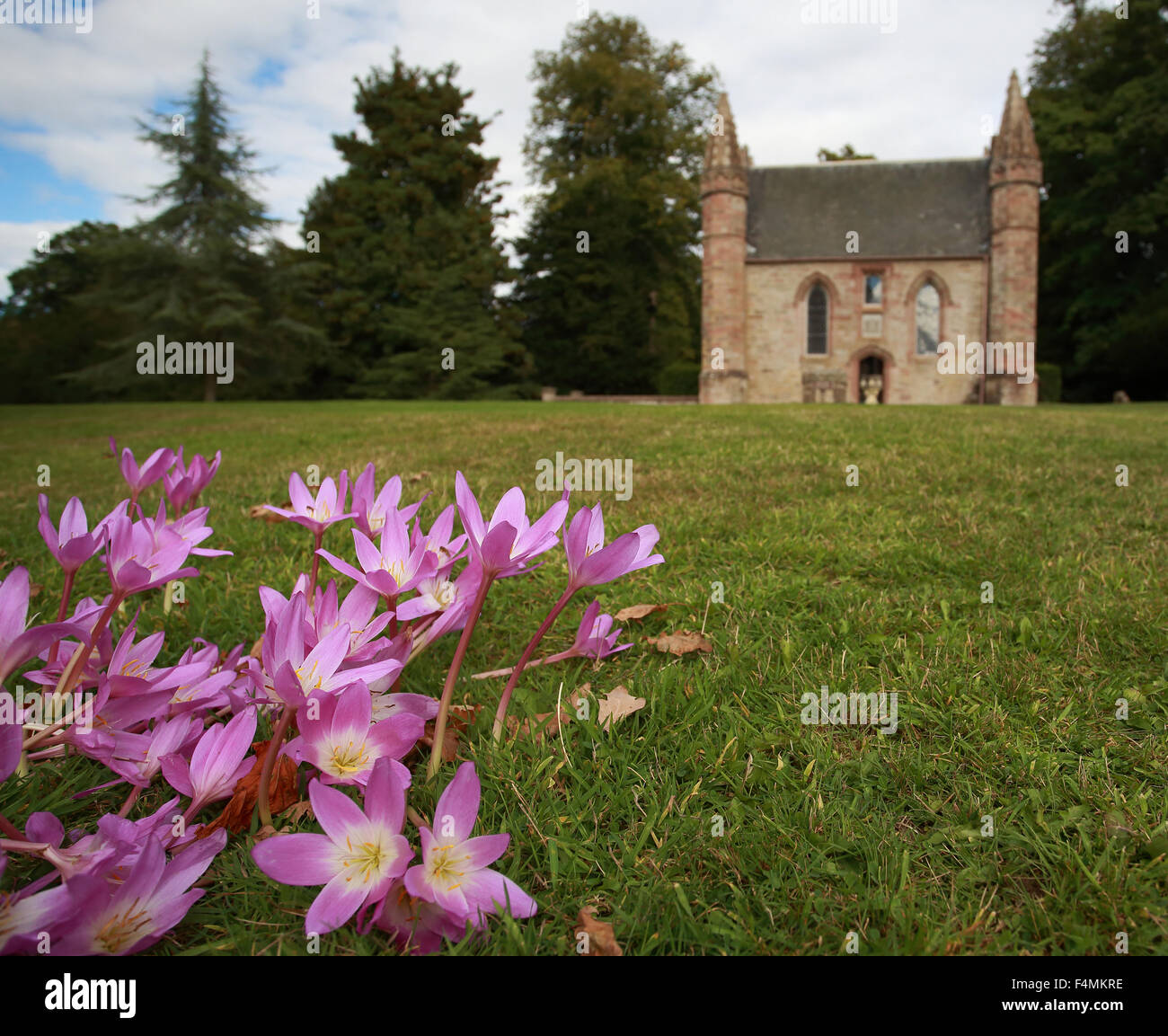 Moot or ‘Boot’ Hill, Scone Palace. Once, the site of the coronations of ...