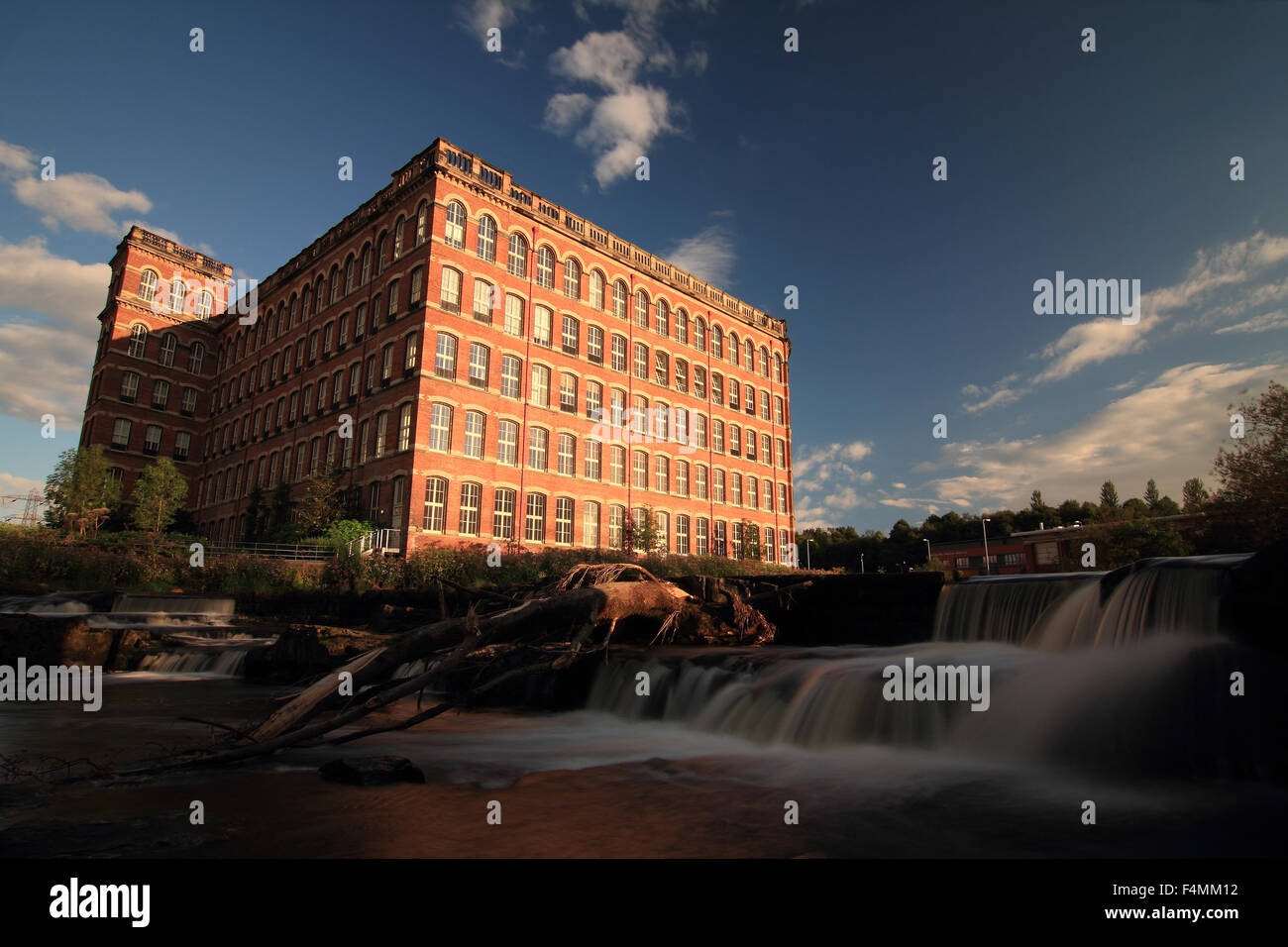 Paisley Watermill, also known as Paisley Cottonmill and waterfall a ...