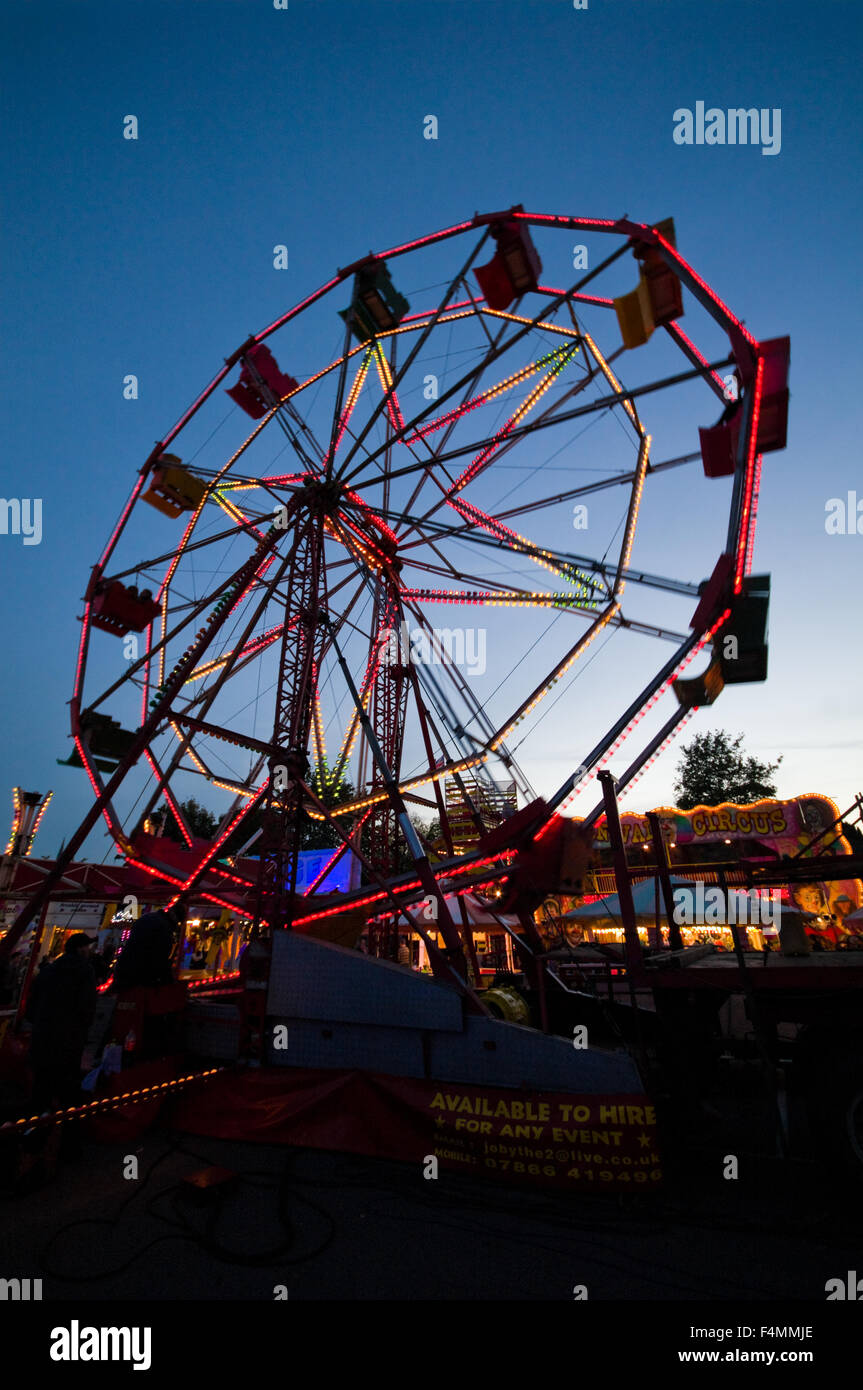 Fairground with ferris wheel hi-res stock photography and images - Alamy
