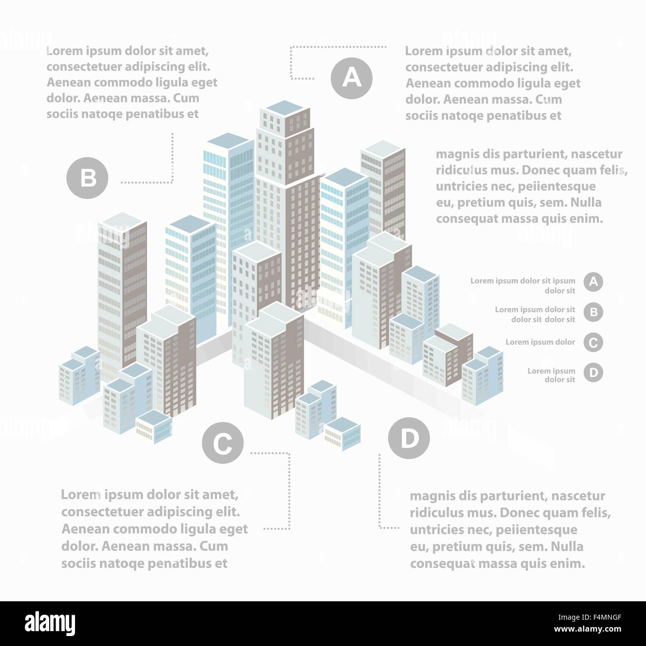 Skyscrapers and square Cut Out Stock Images & Pictures - Alamy