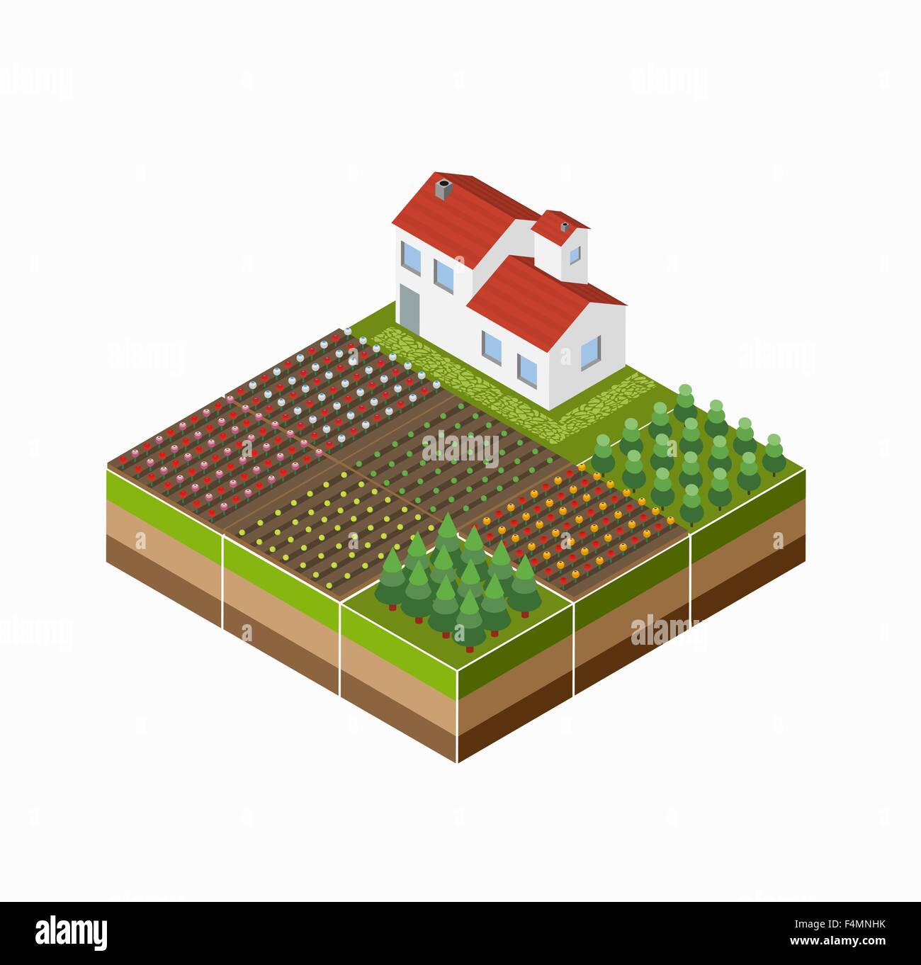 Isometric landscape hi-res stock photography and images - Alamy