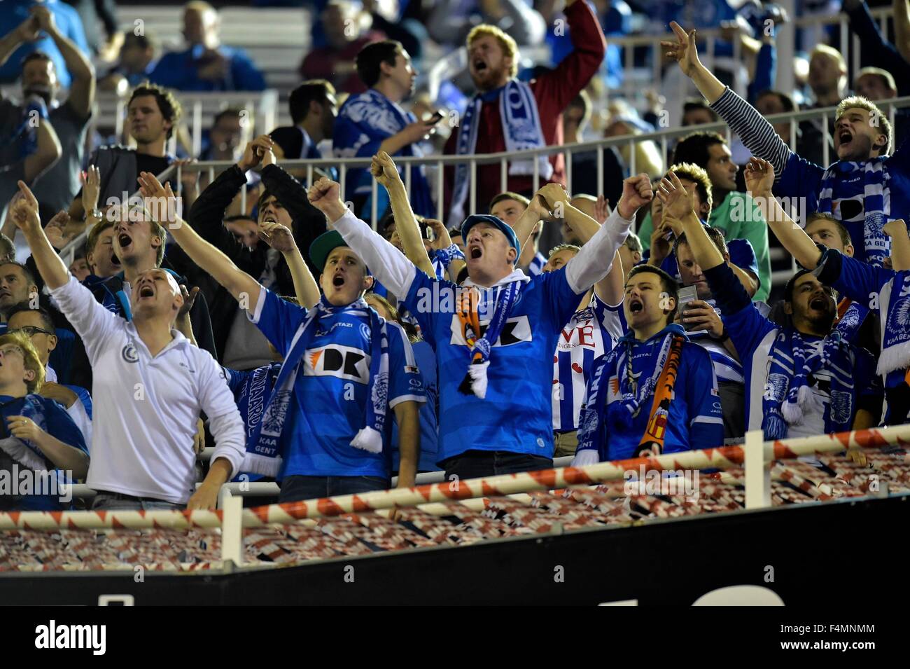Valencia fans in stands hi-res stock photography and images - Alamy