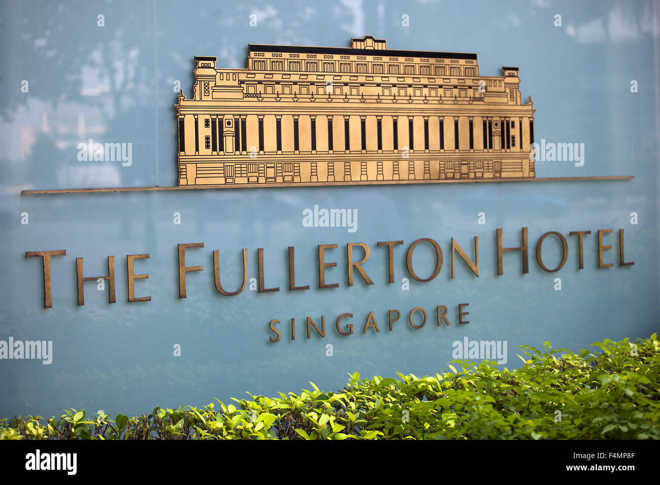 The Fullerton Hotel, Singapore Stock Photo - Alamy