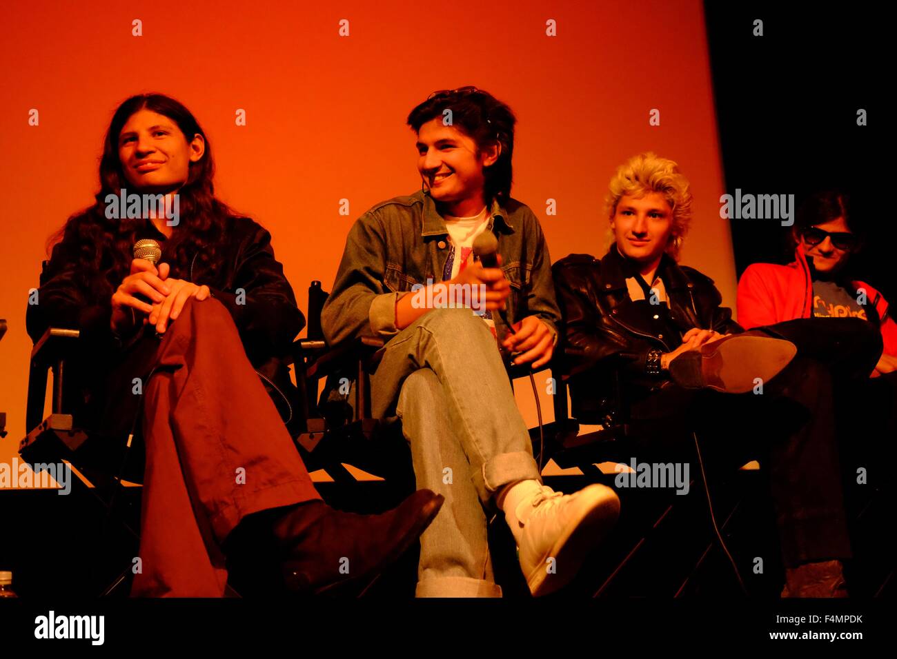 Four of the Angulo brothers answer questions after a London screening ...