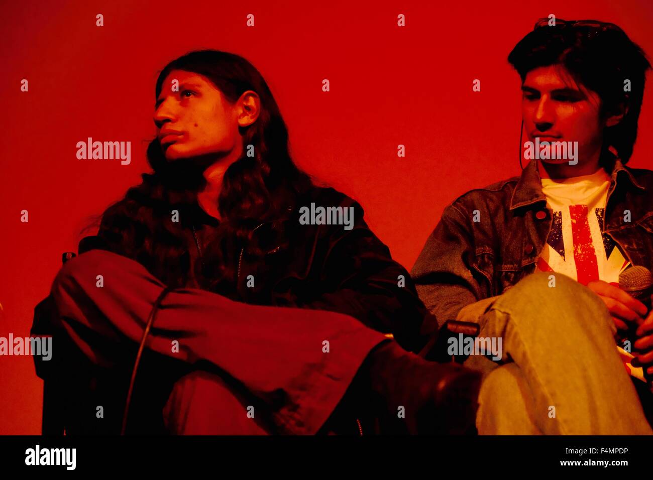 Four of the Angulo brothers answer questions after a London screening ...