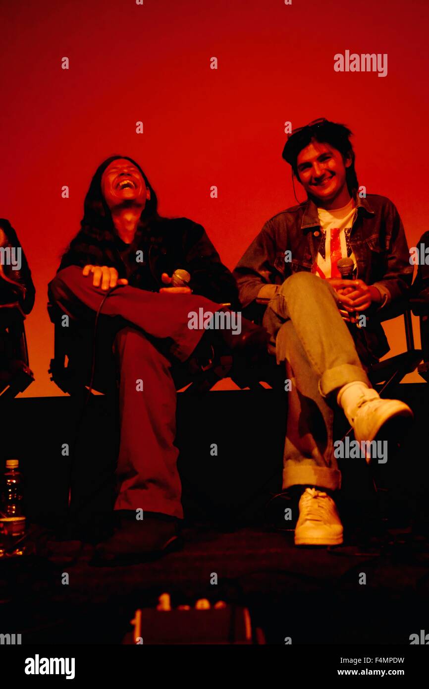 Four of the Angulo brothers answer questions after a London screening ...