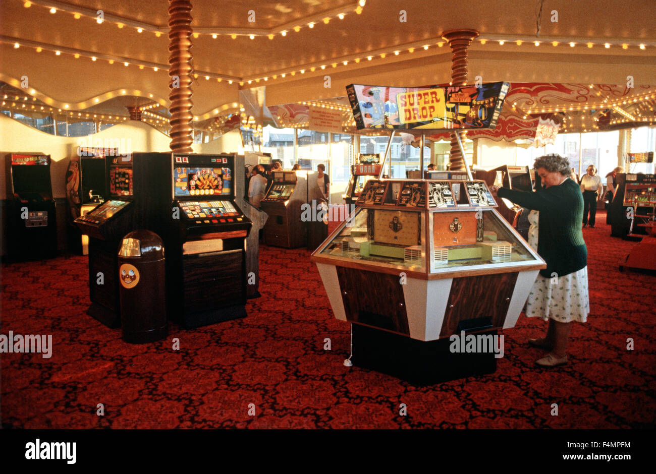 Blackpool Golden Mile Blackpool British Seaside Town Lancashire