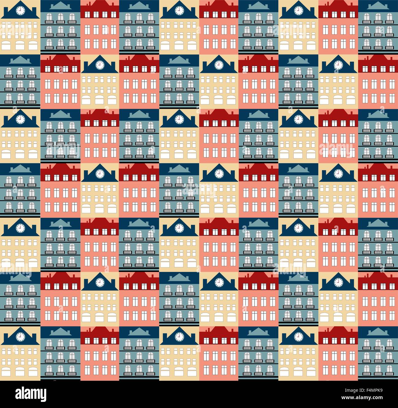 Background building seamless Stock Vector Image & Art - Alamy