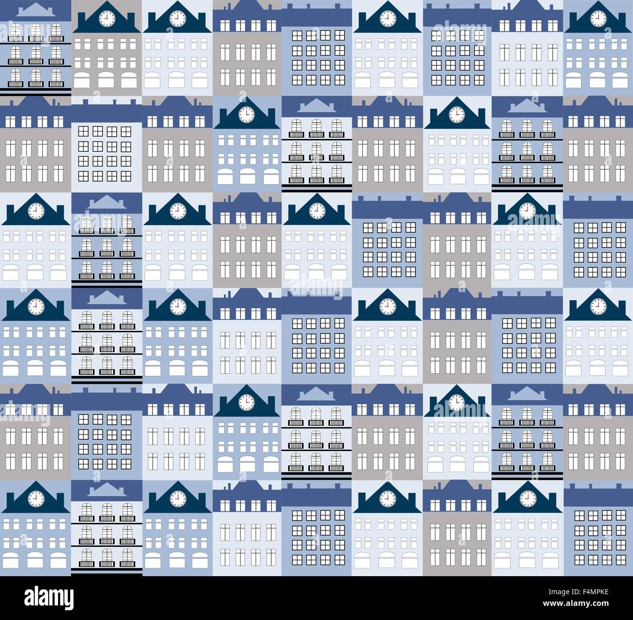 Background building seamless Stock Vector Image & Art - Alamy