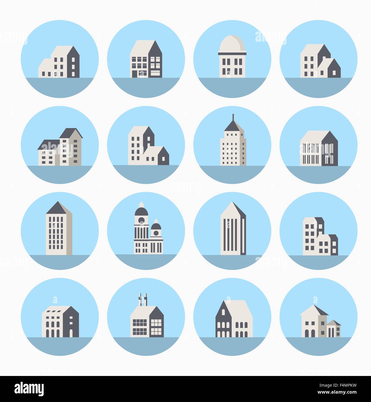 Flat building Stock Vector Image & Art - Alamy