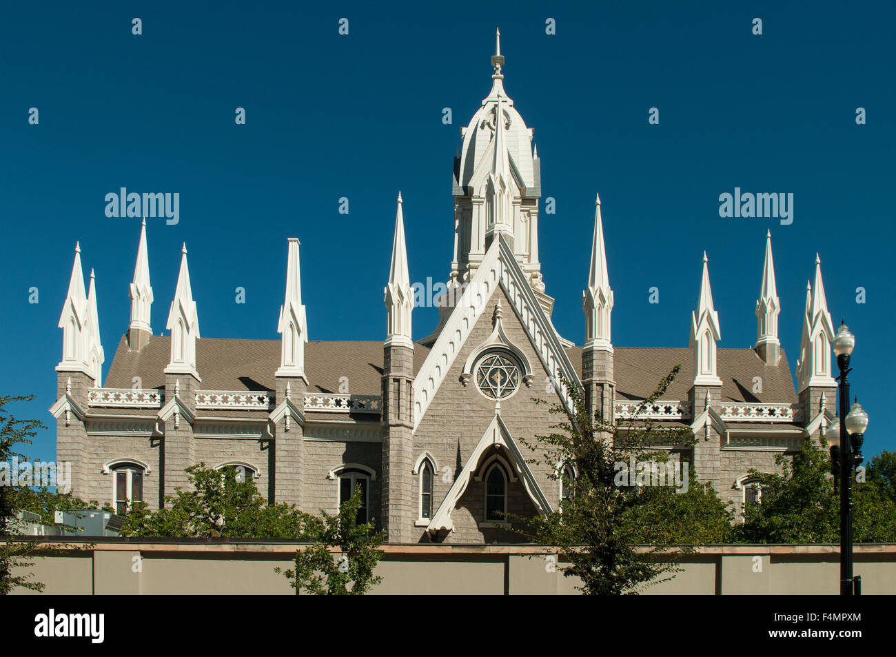 Assembly Hall, Mormon Temple, Salt Lake City, Utah, USA Stock Photo - Alamy
