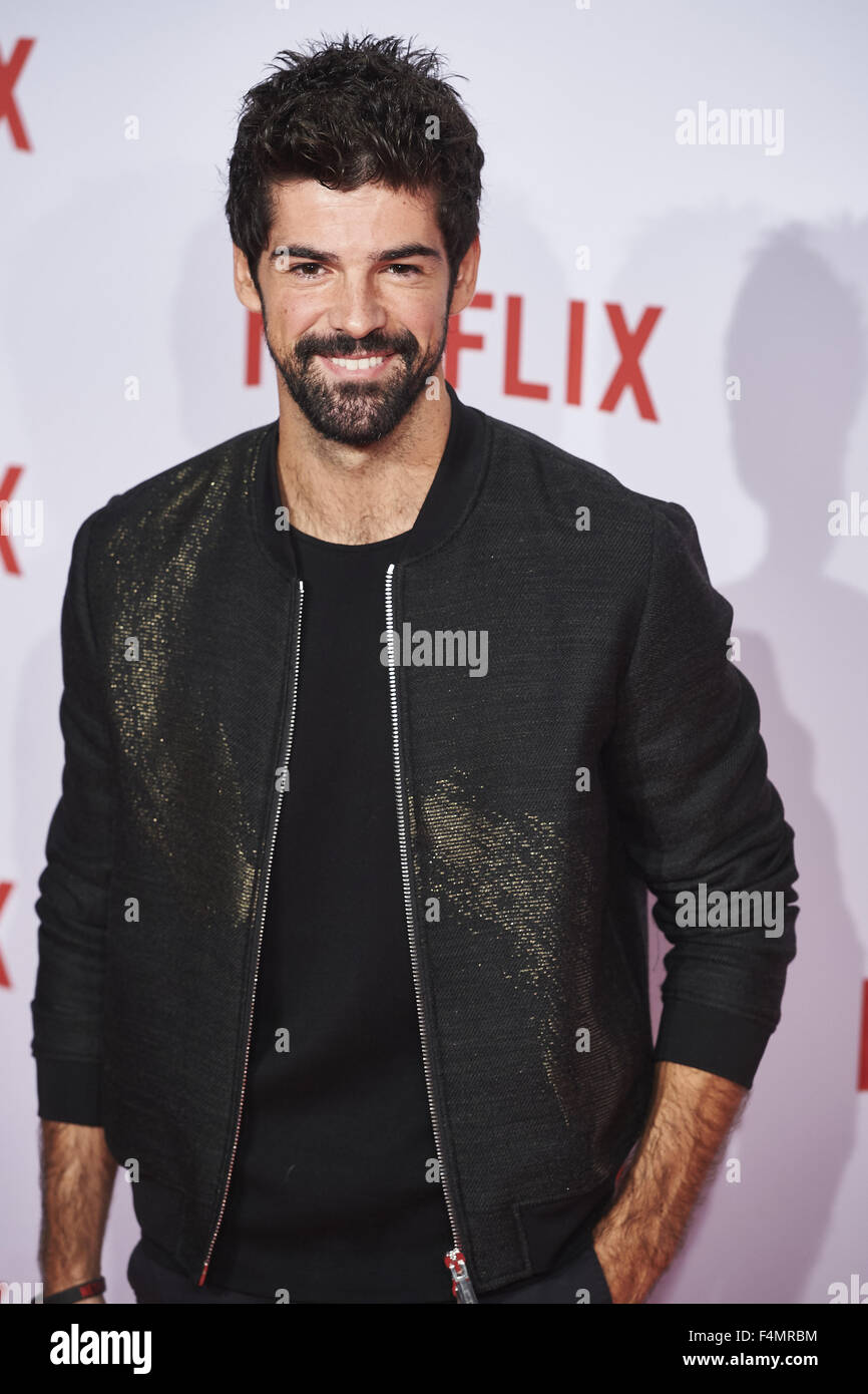 Spain. 20th Oct, 2015. Miguel Angel Munoz attend Netflix Spain's ...