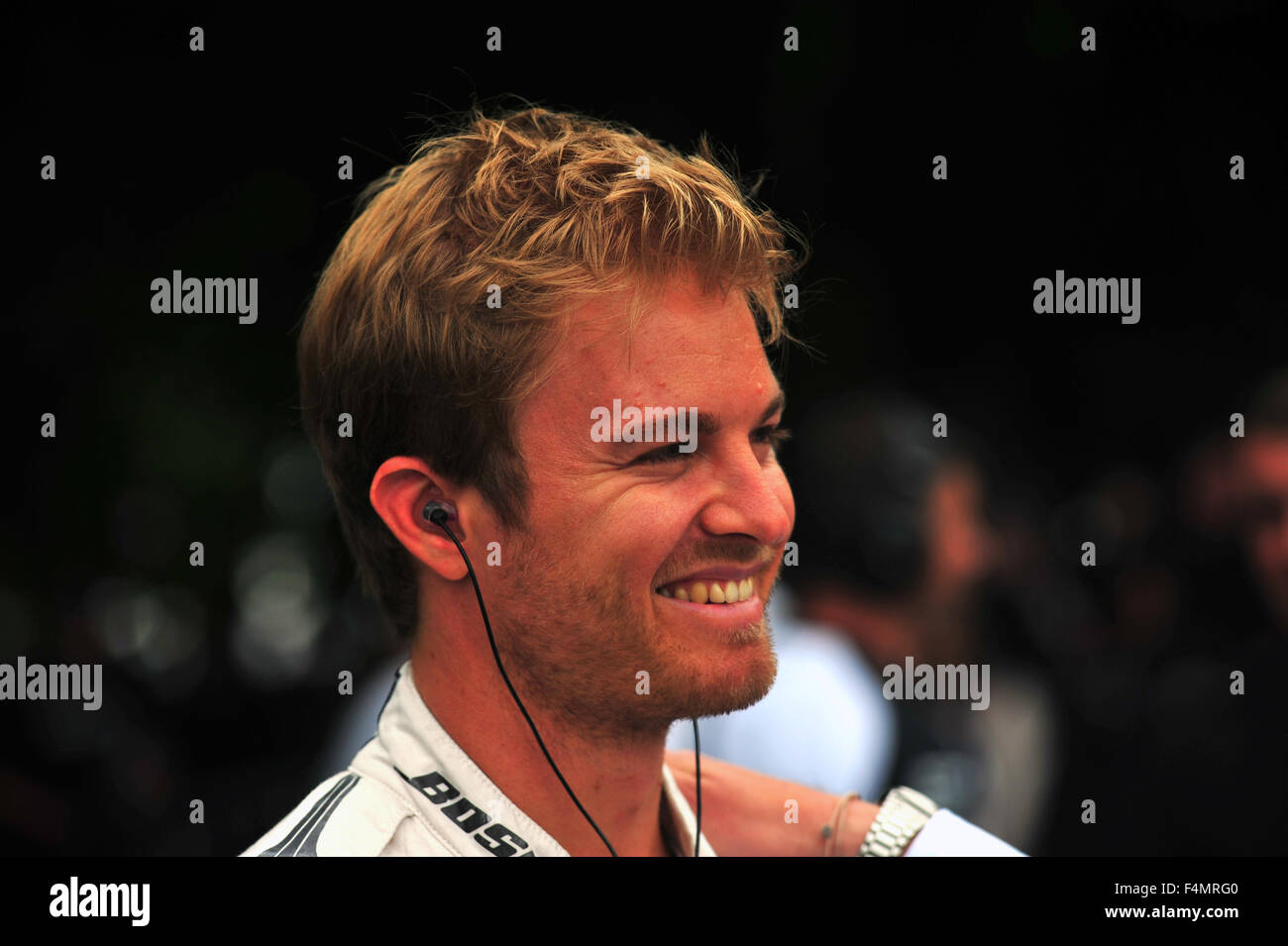 Mercedes F1 racing driver Nico Rosberg at the Goodwood Festival of ...