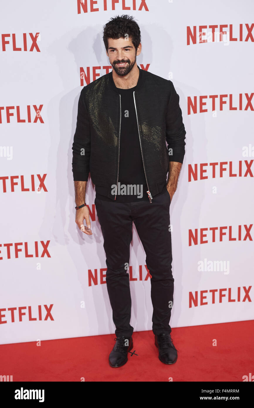 Spain. 20th Oct, 2015. Miguel Angel Munoz attend Netflix Spain's ...