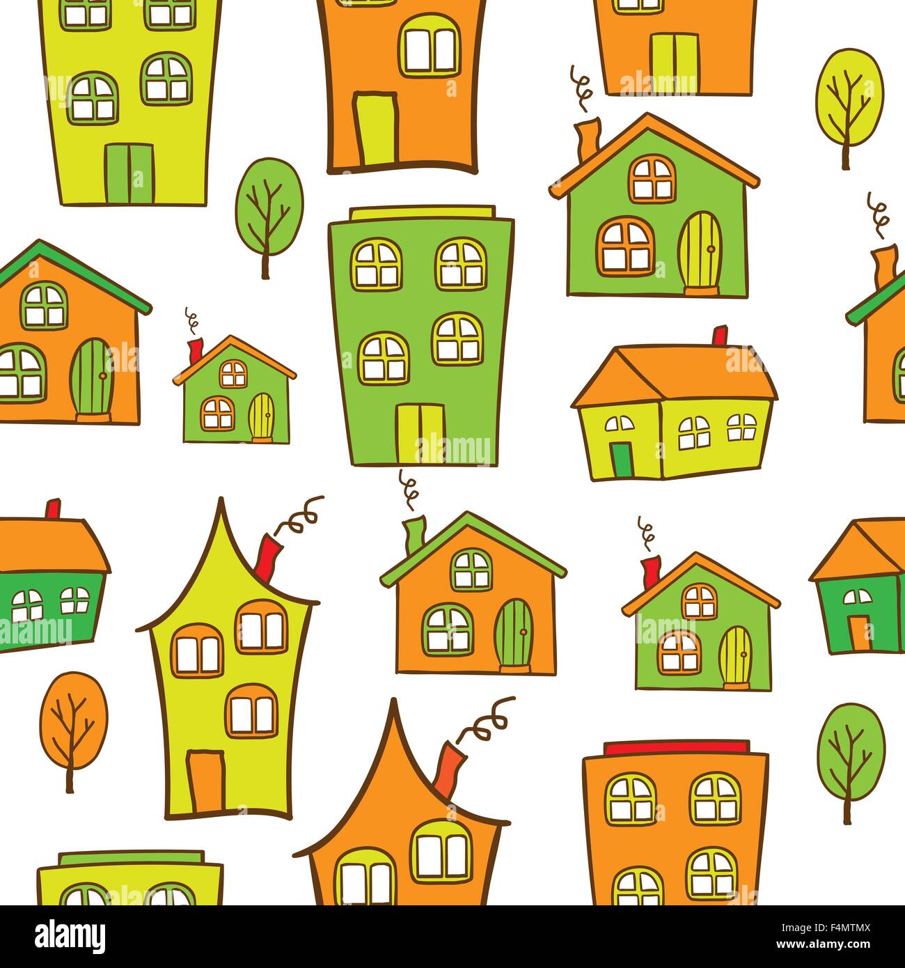 House repetition architecture Stock Vector Images - Alamy