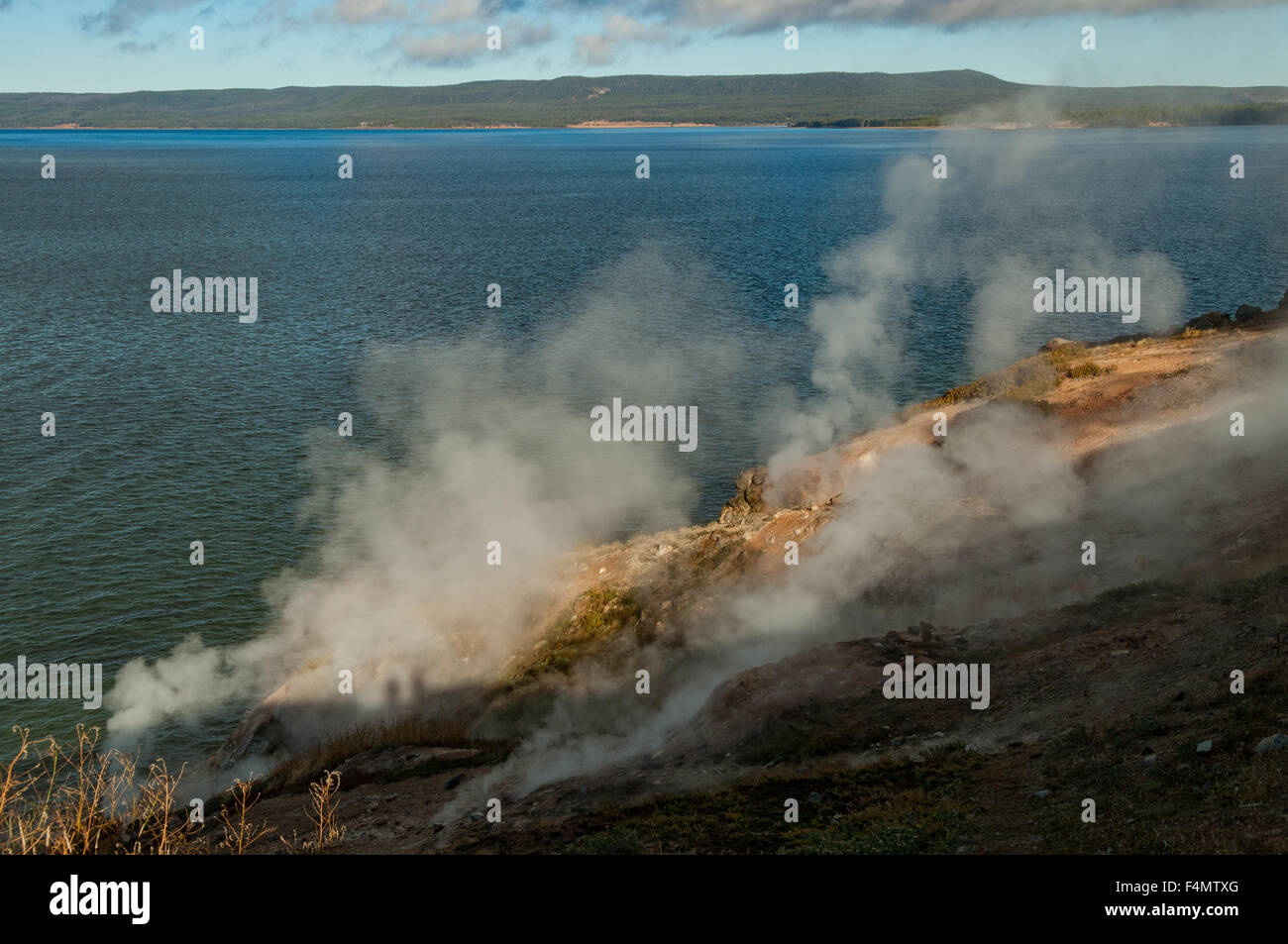 Usa wyoming geothermal vents hi-res stock photography and images - Alamy