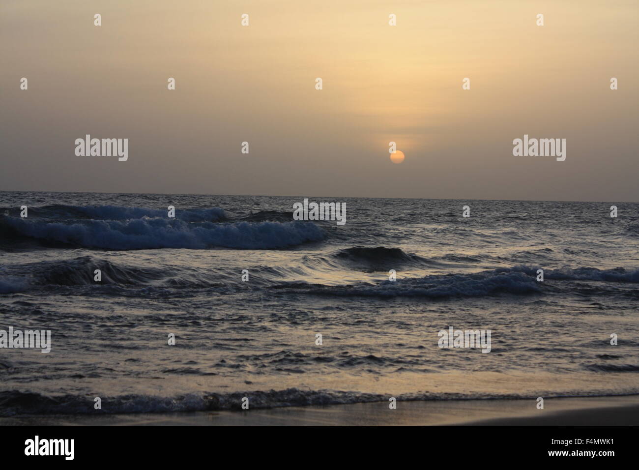 Sunset in Puerto Rico Stock Photo - Alamy
