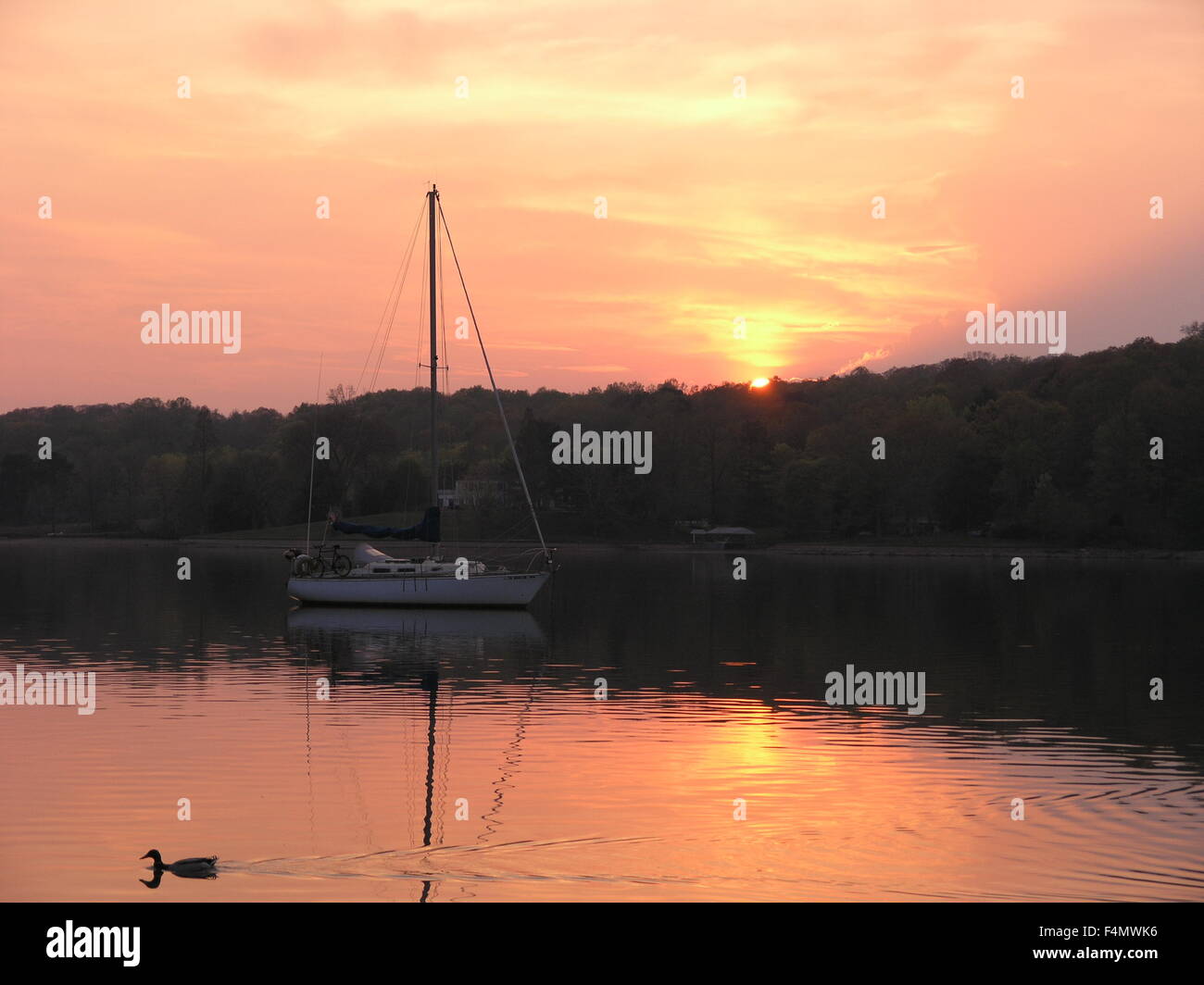 Sunset in Tennessee Stock Photo - Alamy