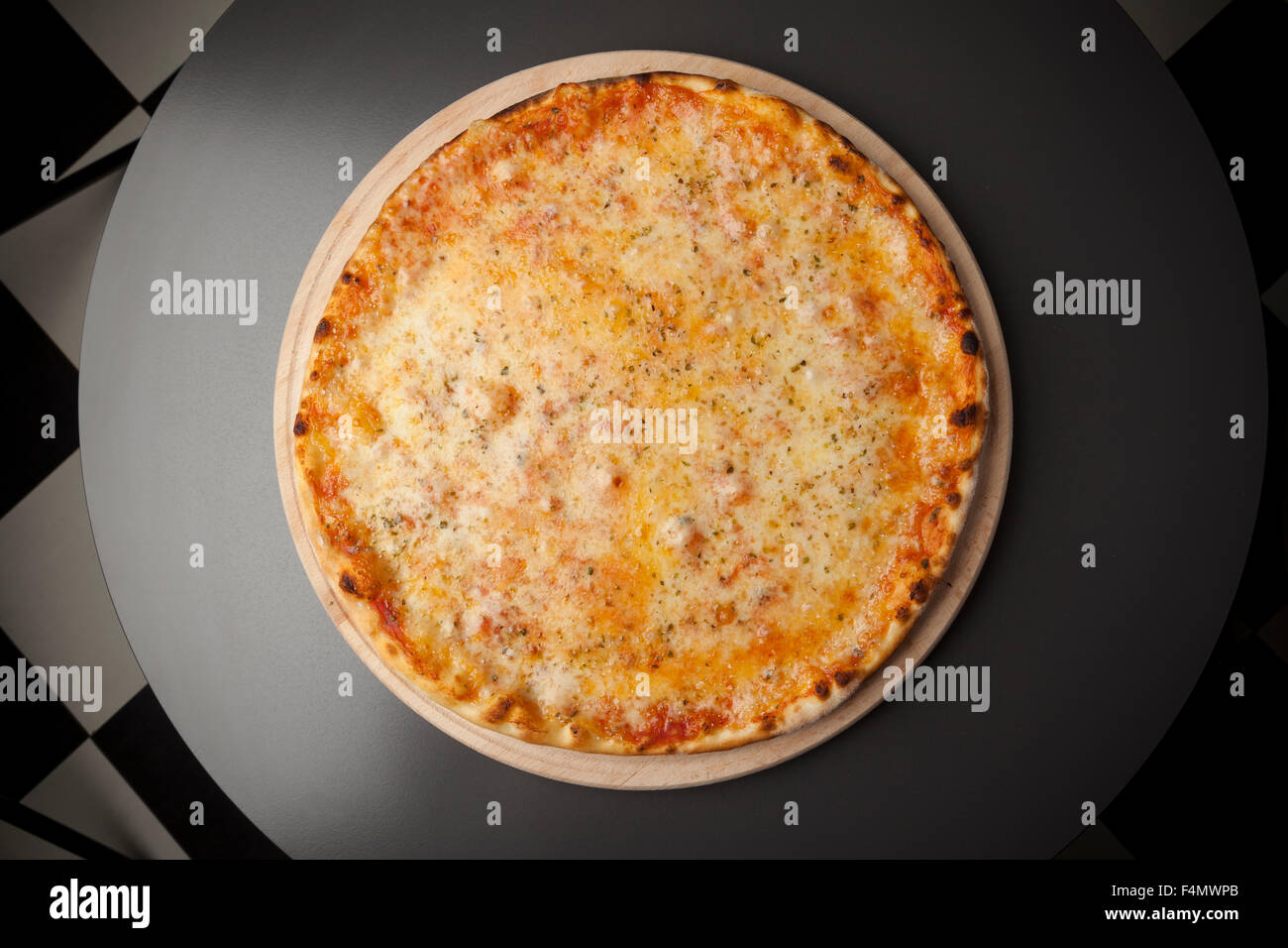 Rustic pizza mozzarella hi-res stock photography and images - Alamy