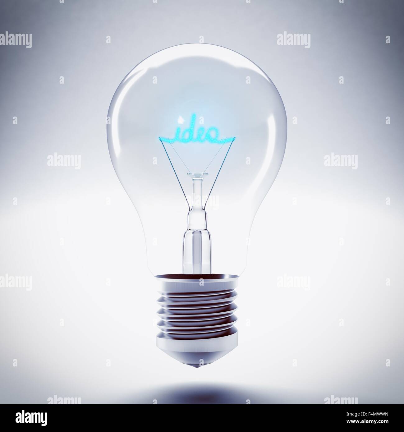Idea bulb light Stock Photo - Alamy