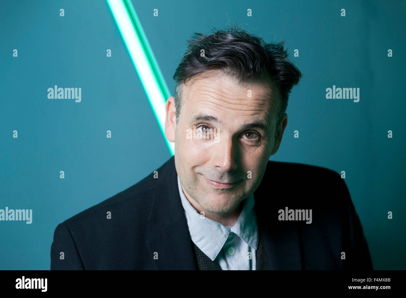 Robert "Rob" Newman, British comedian, author and political activist at ...