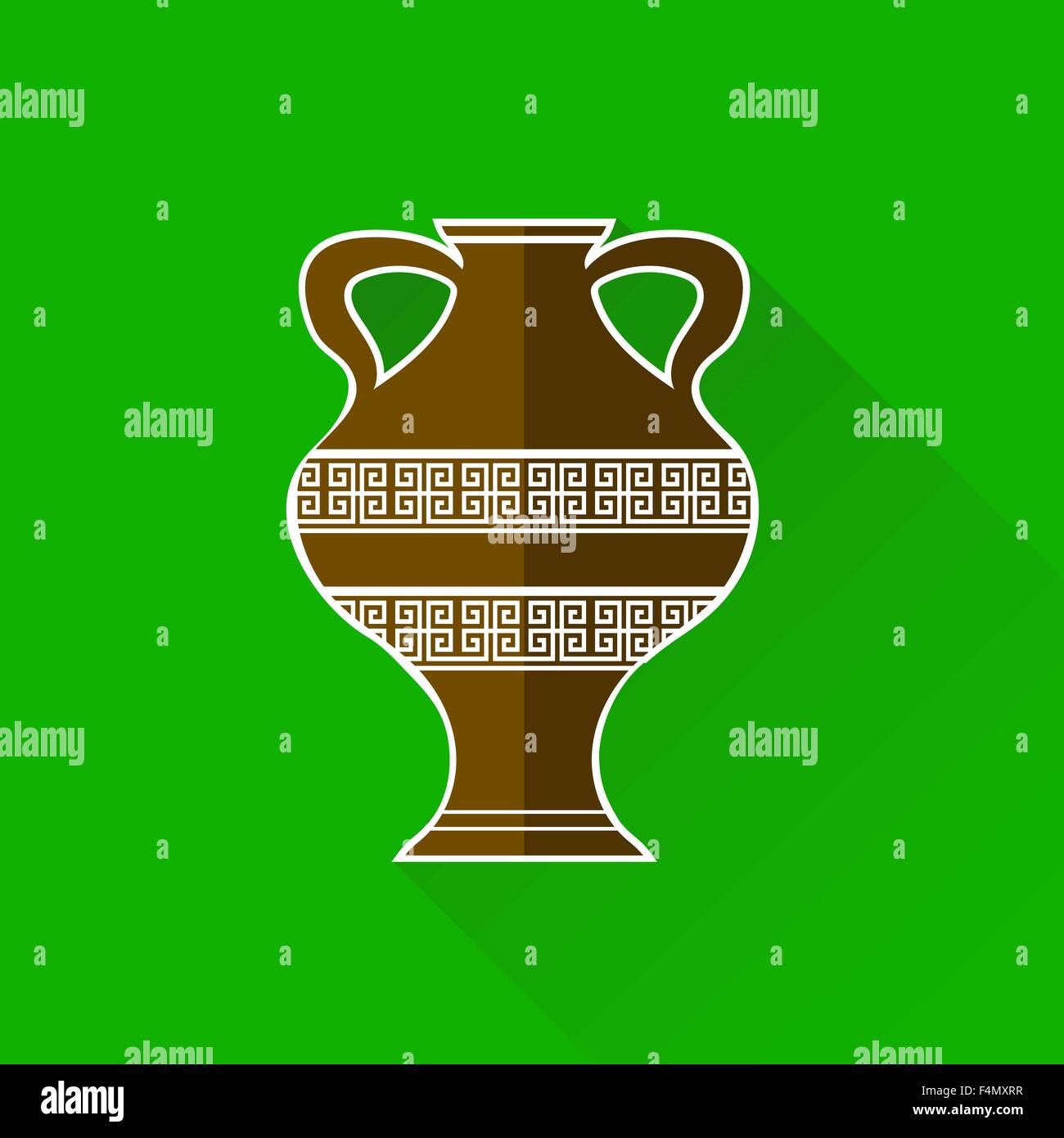 Greek Amphora Icon Stock Vector Image & Art - Alamy