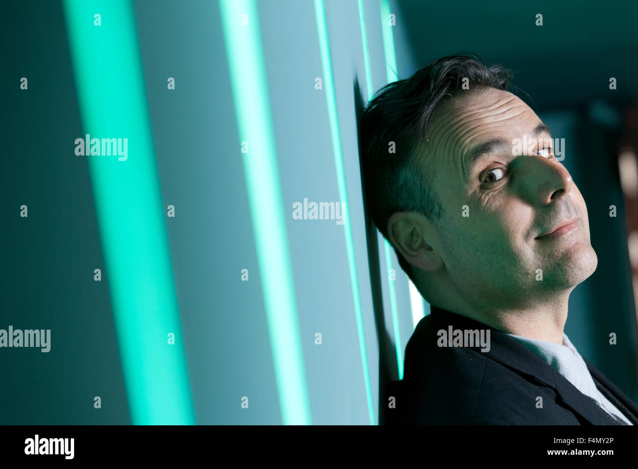 Robert "Rob" Newman, British comedian, author and political activist at ...