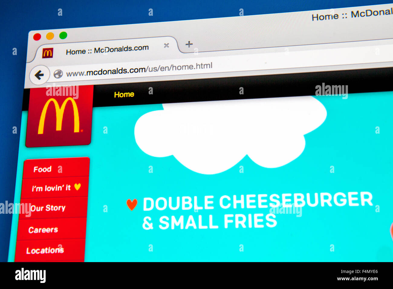 Mcdonalds Screen Stock Photos & Mcdonalds Screen Stock Images - Alamy