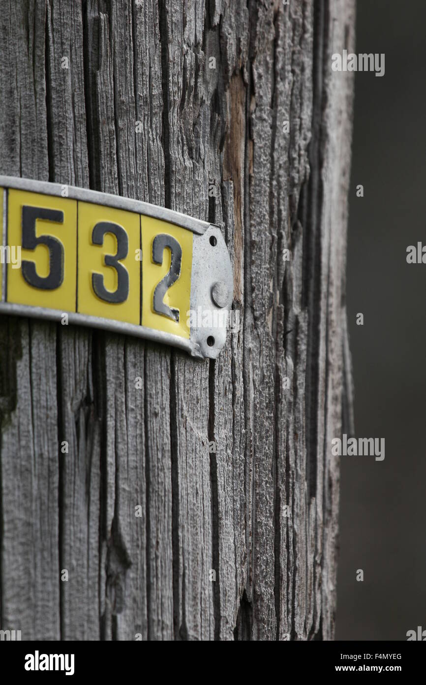 Pole tag hi-res stock photography and images - Alamy