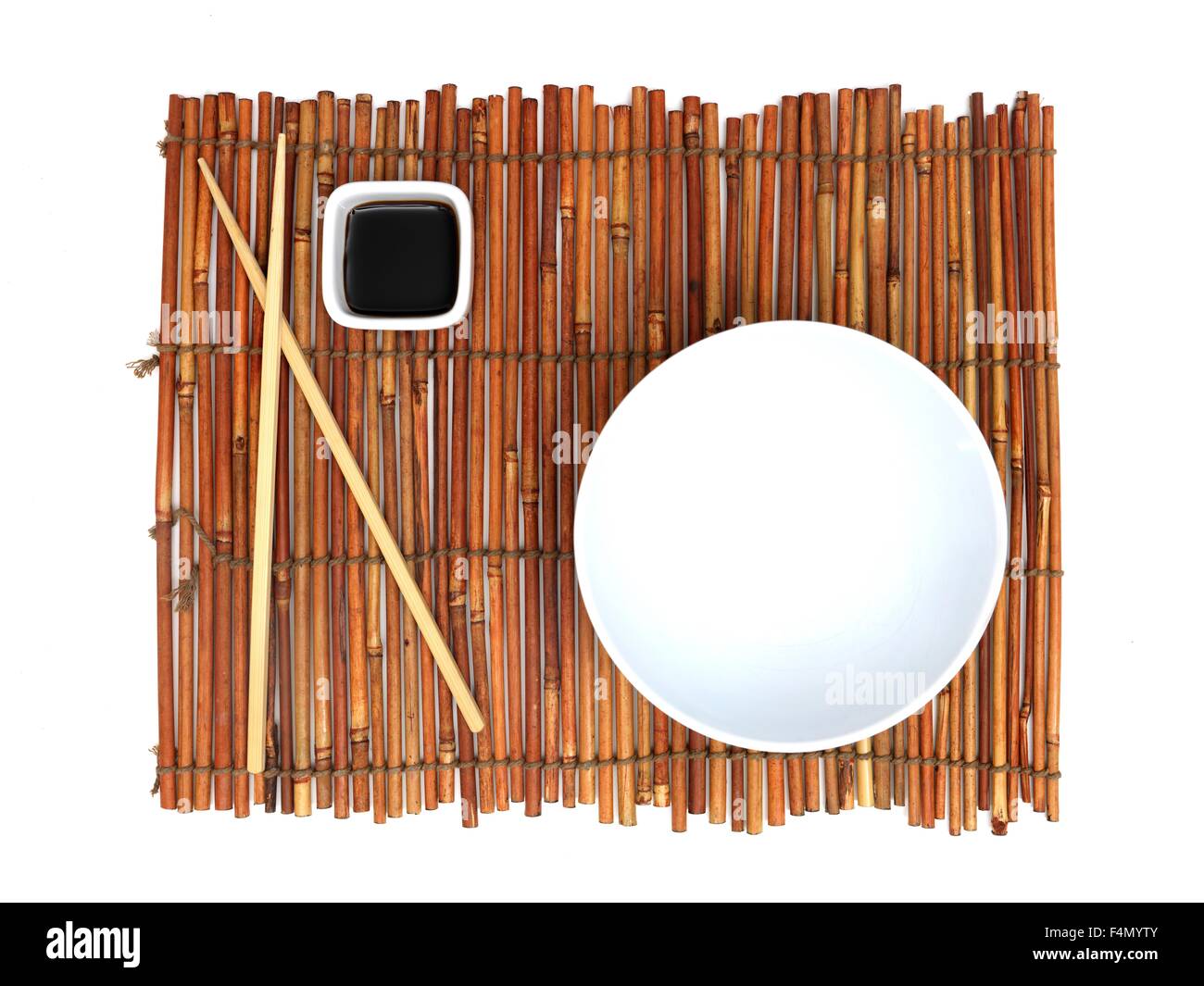 A close up photo of a table place mat setting Stock Photo - Alamy