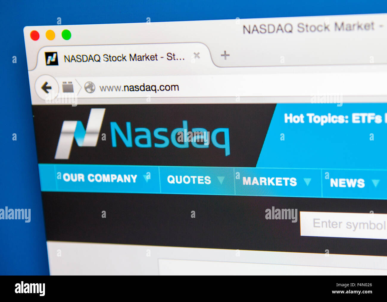 London stock exchange website hi-res stock photography and images - Alamy