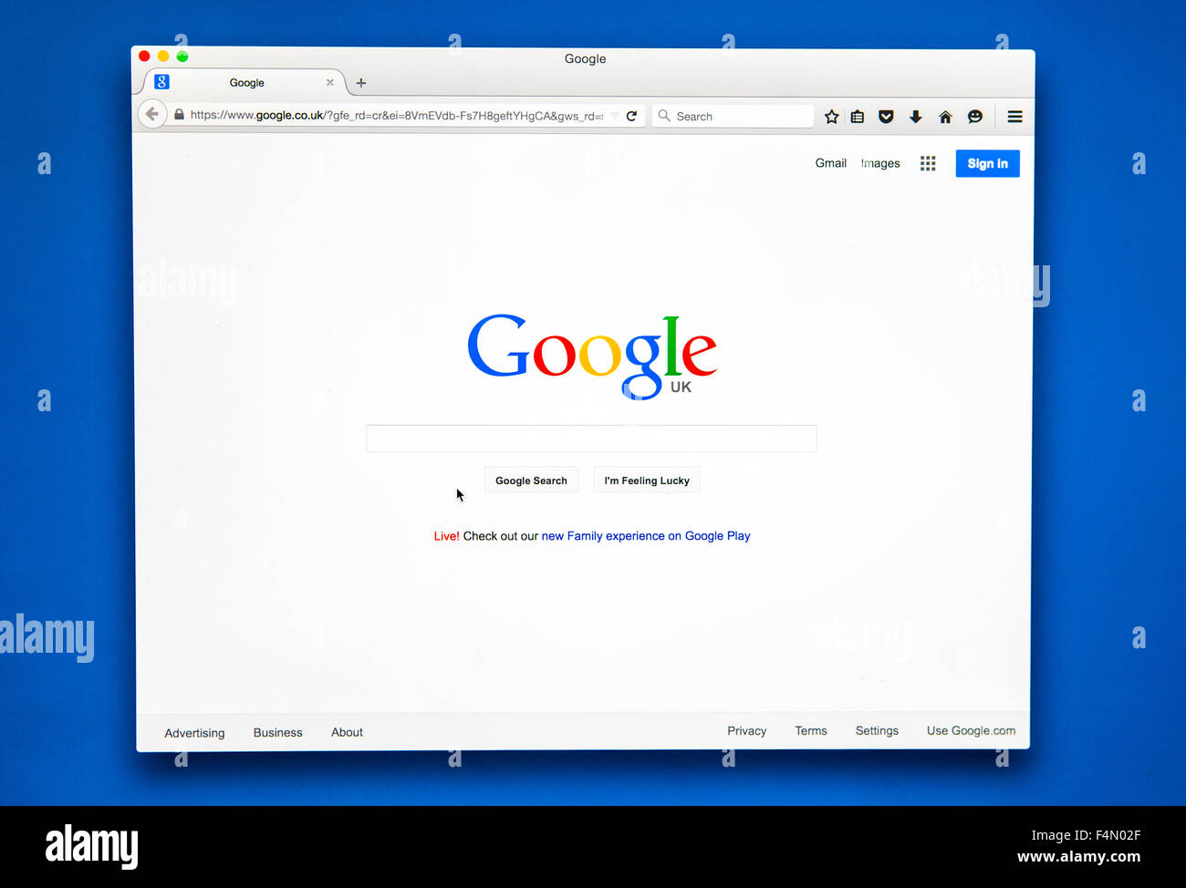 Google uk website on hi-res stock photography and images - Alamy