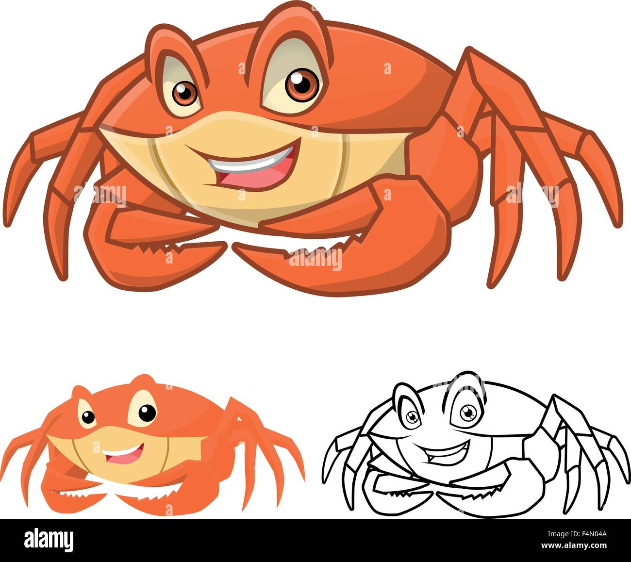 Cute Crab Clip Art
