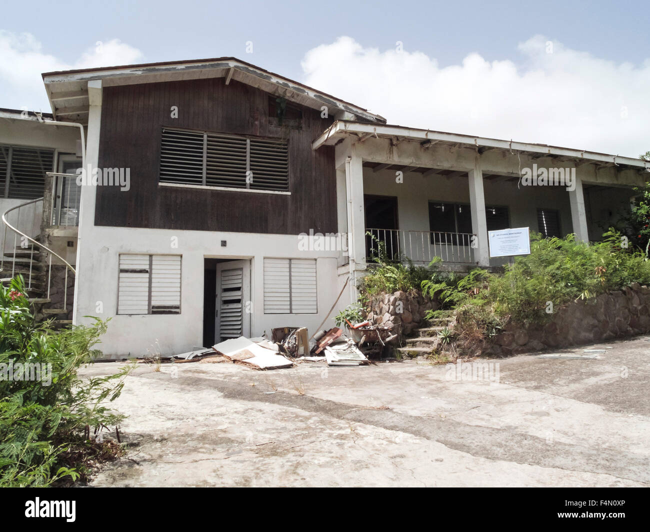 Montserrat, Caribbean. AIR Studios, George Martin recorded rock band ...
