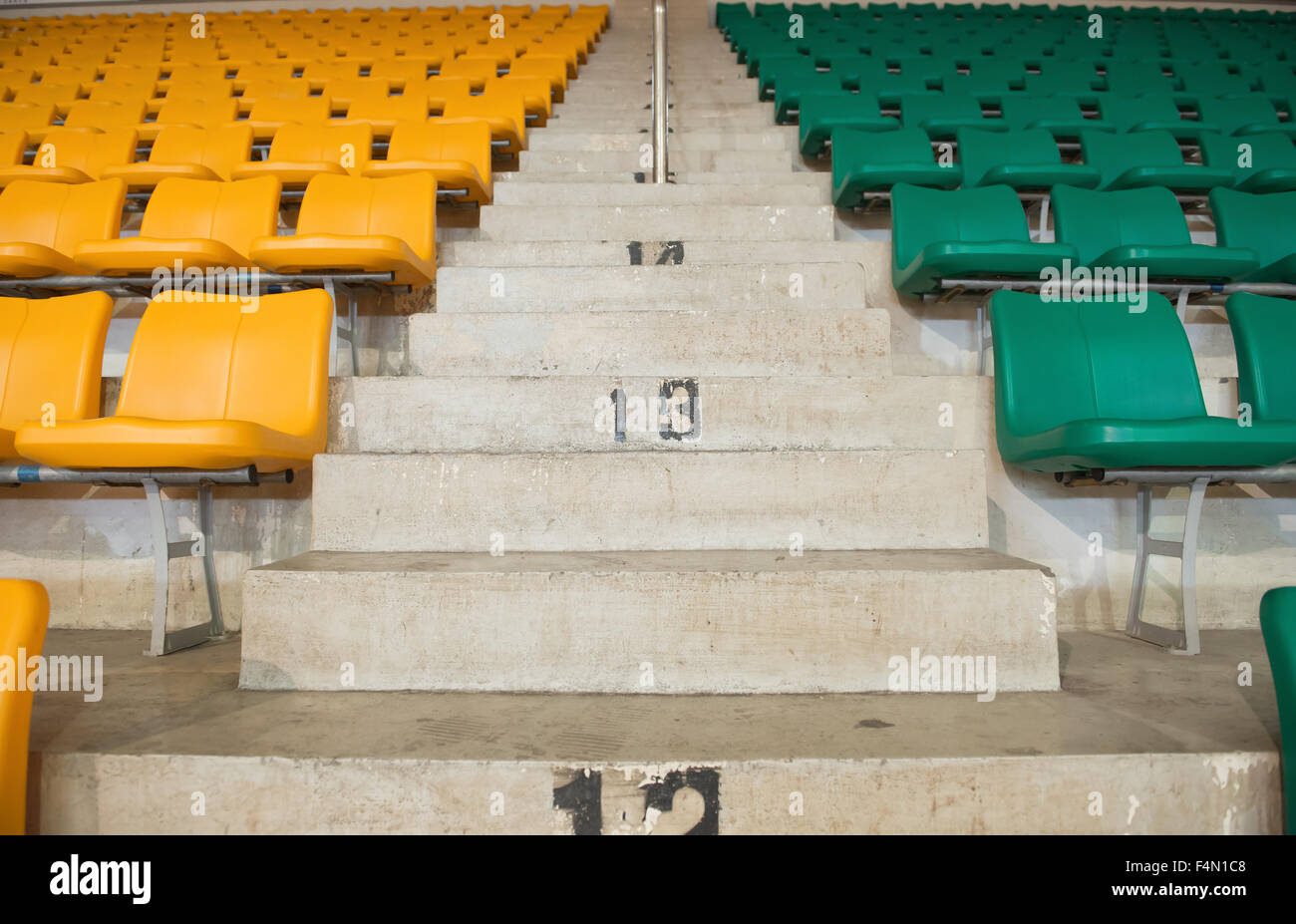 stadium seats and stairs Stock Photo - Alamy