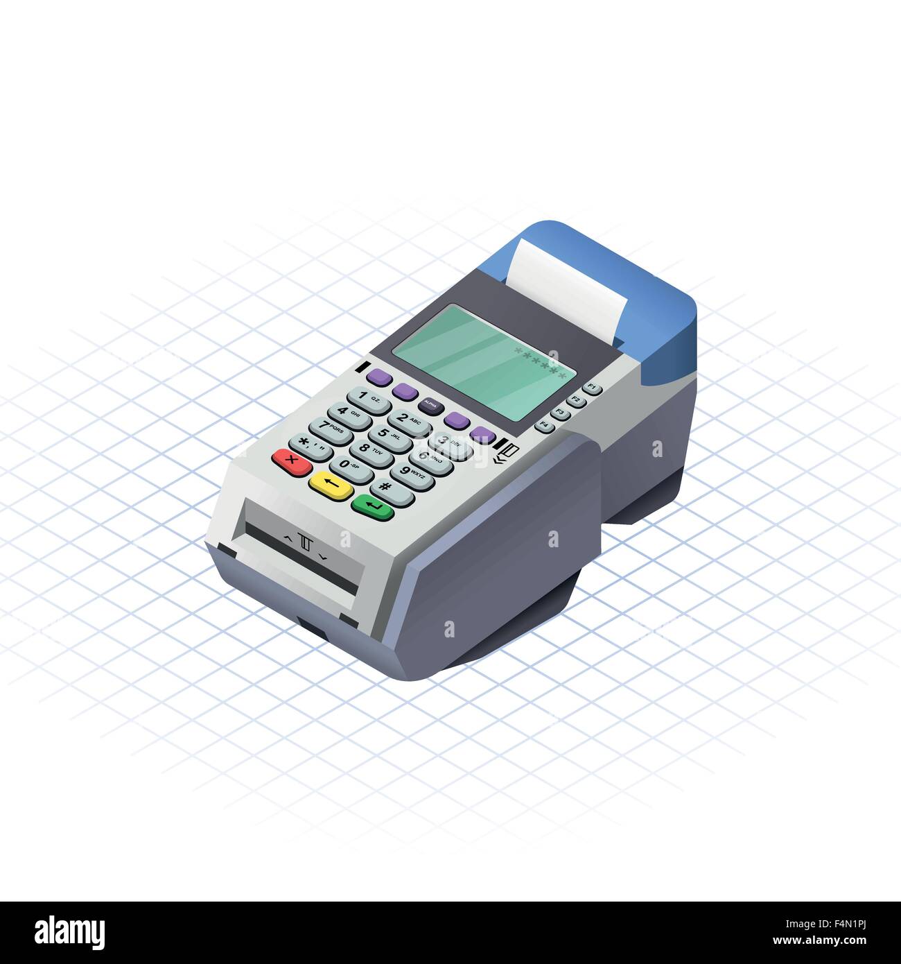 Payment machine icon isometric Cut Out Stock Images & Pictures - Alamy