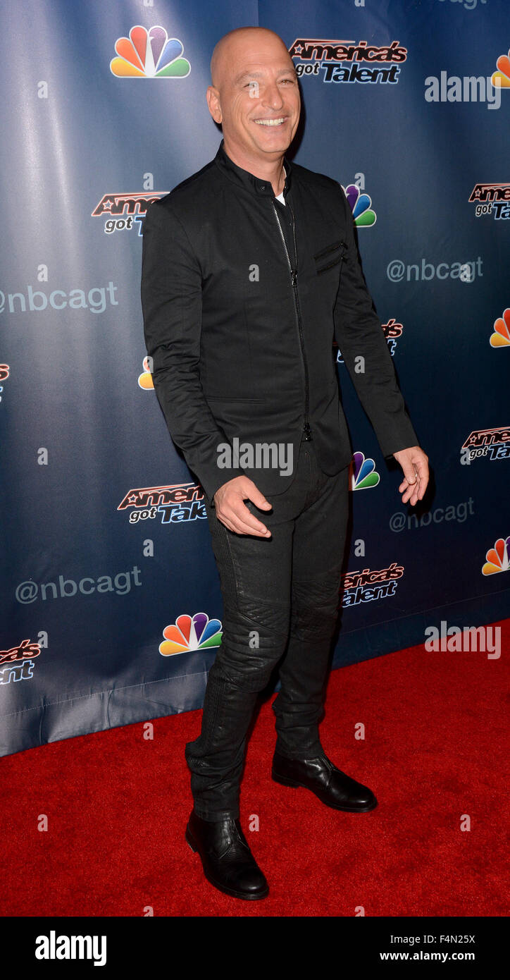 America's Got Talent Season 10 Post-Show Red Carpet Featuring: Howie ...