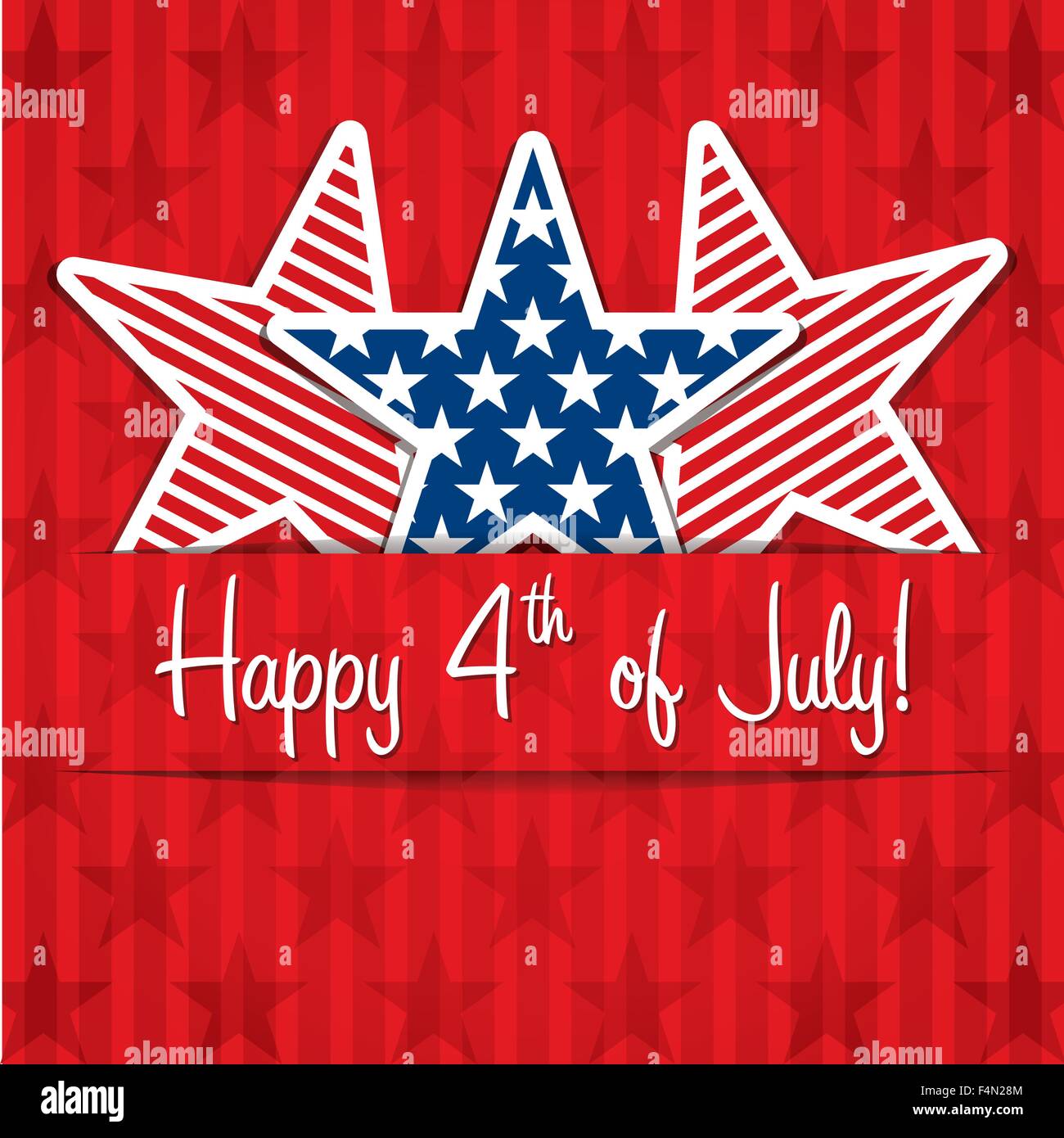 Star 4 July card in vector format Stock Vector Image & Art - Alamy