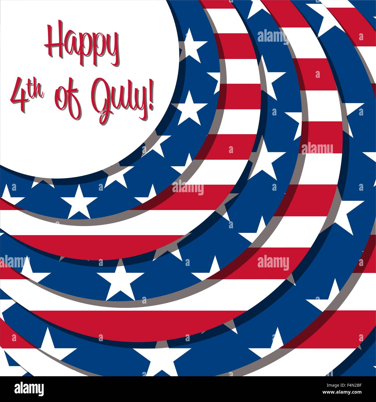 4th of July card in vector format Stock Vector Image & Art - Alamy