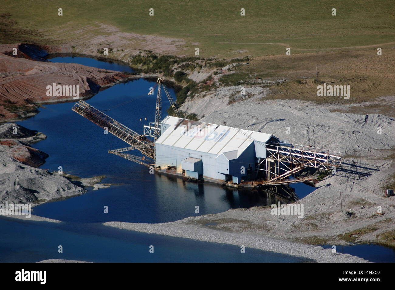 Grey River gold dredge, Westland, New Zealand - the last of its kind in ...