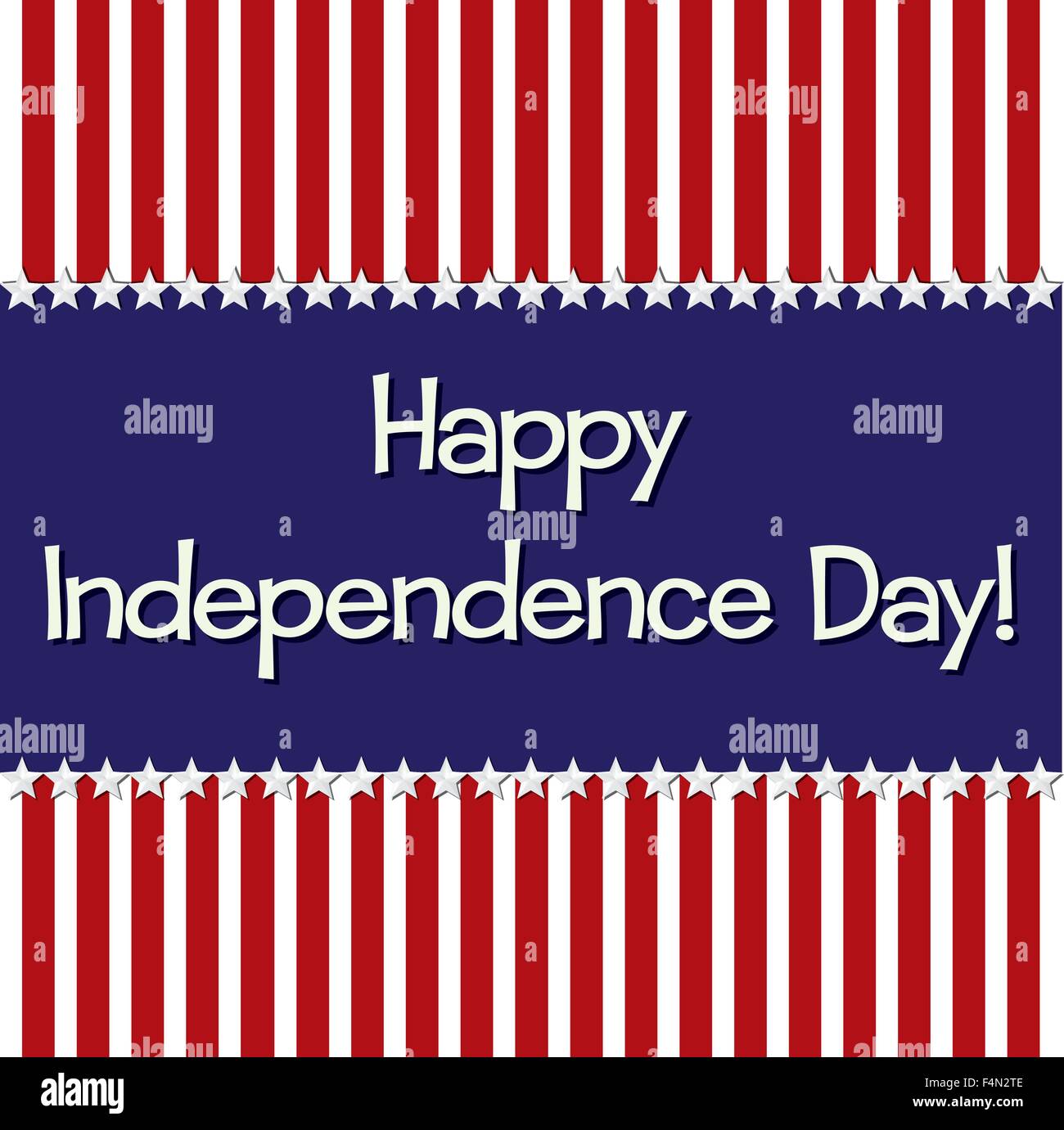 Happy 4th of July card in vector format Stock Vector Image & Art - Alamy